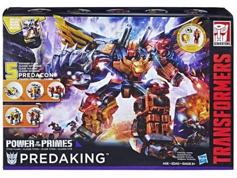 Predaking Combiner Set Of 5 Power Of The Primes Transformers Figure Toygeek