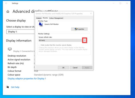 How To Change Refresh Rate Windows 10 Itechguides