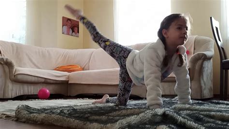 Тренировка по Гимнастике дома Youtube