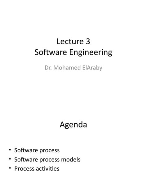 software engineering lecture 3 pdf software development process specification technical