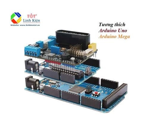 Mạch điều Khiển đa Năng Robot Motor Driver Shield Board Arduino Ps2