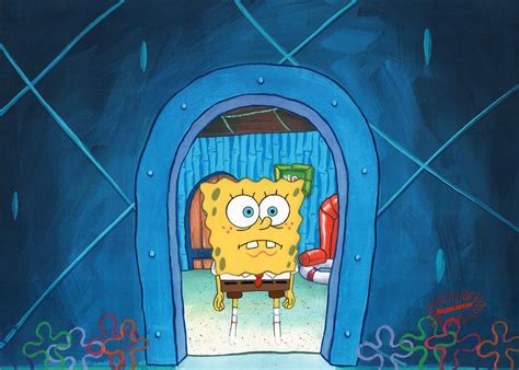 Comic Mint Animation Art Spongebob Squarepants Scaredy Pants 1999