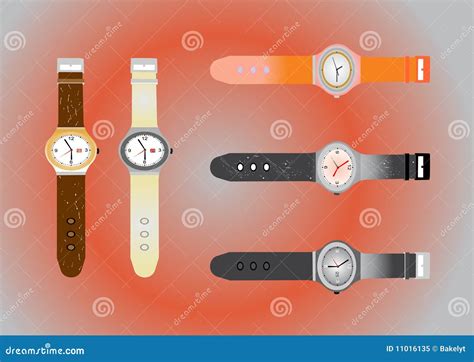 Analog Watch Stock Vector Illustration Of Chronographer 11016135