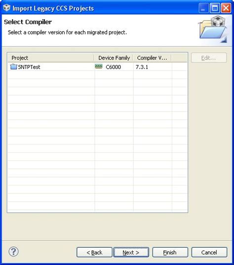 Import Old Ccs Project Dsignt Support Database