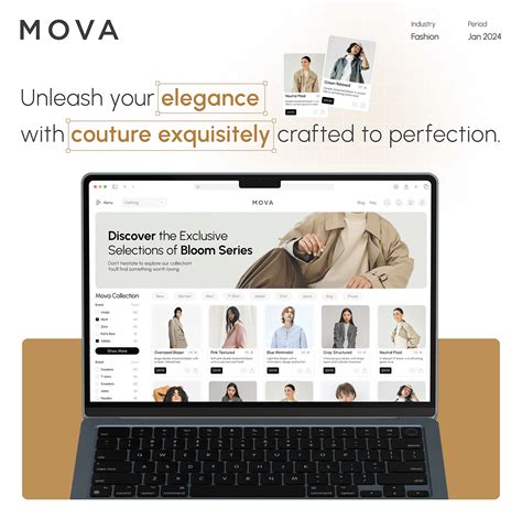 Fashion Ecommerce Web Design UI UX Case Study Behance