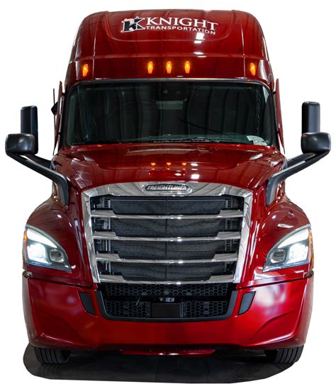 Tractors Trailers And Technology Equipment At Knight Transportation