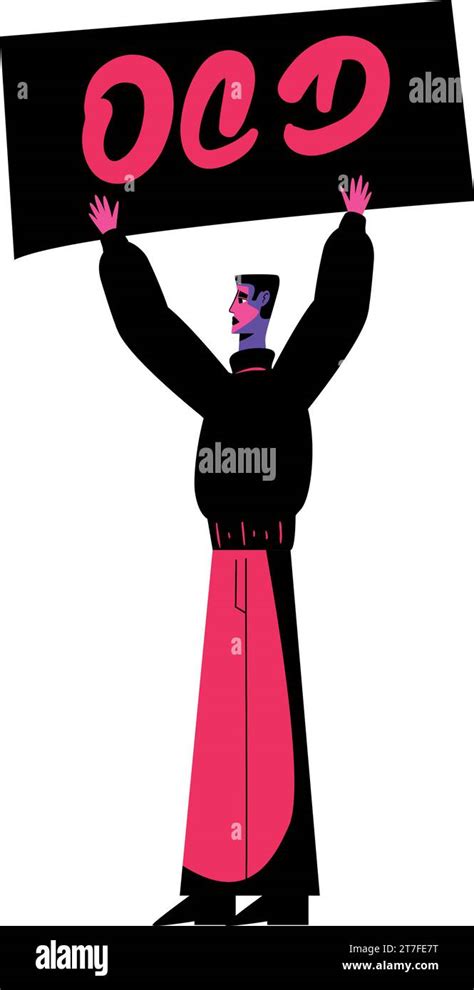 Obsessive Compulsive Disorder Neural Condition Stock Vector Image And Art Alamy