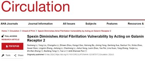 杨宝峰院士团队在心房电重构和钙稳态失衡致心房颤动机制研究取得新进展 哈尔滨医科大学
