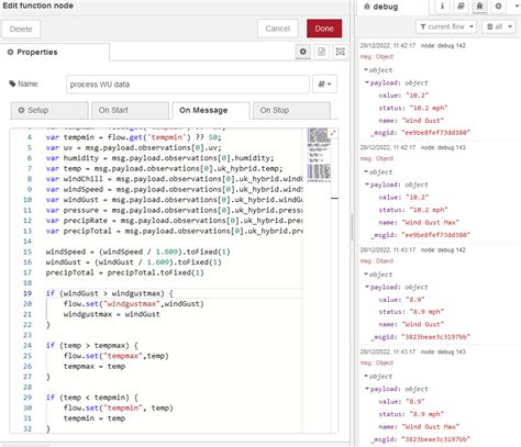 Function Node Behaving Strangely Trying To Set A Maximum Value