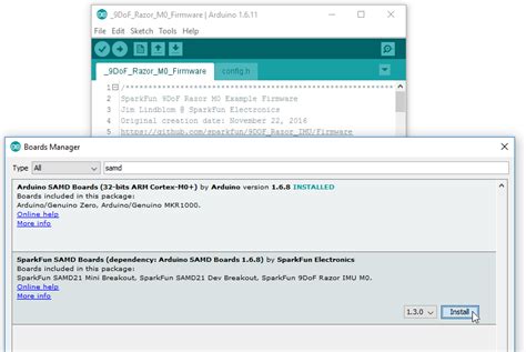 DoF Razor IMU M Hookup Guide SparkFun Learn