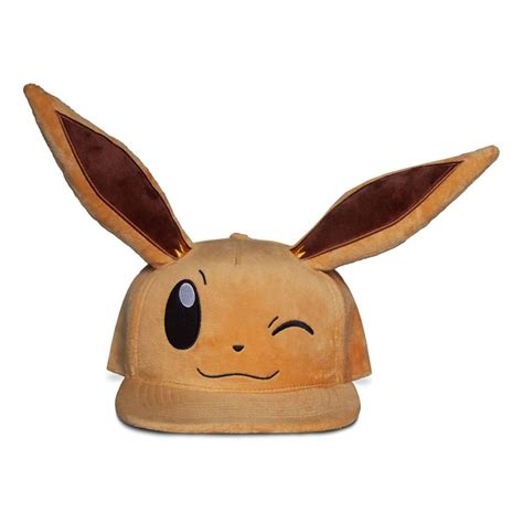 Pokemon Winking Eevee Snapback Cap Preorder Merchoid International