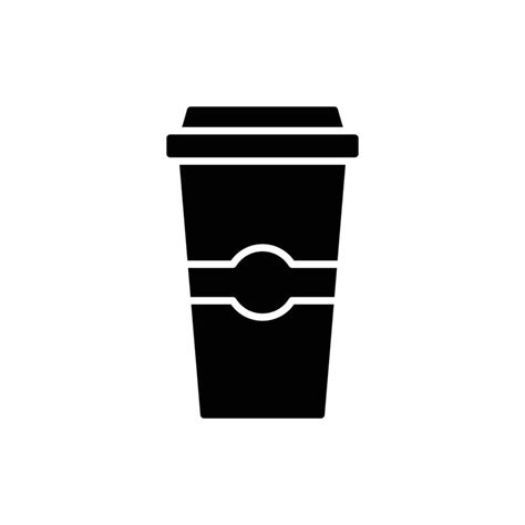 Paper Cup Icon Solid Icon 27307994 Vector Art At Vecteezy