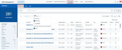 Reviewing Missing And Installed Windows Patches