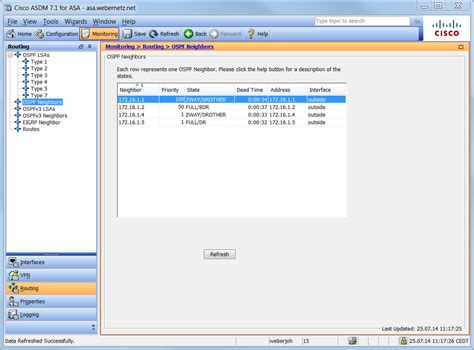 Ospf For Ipv4 Test Lab Cisco Router And Asa Juniper Ssg And Palo Alto