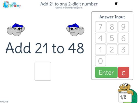 Add 21 To Any 2 Digit Number Addition In Year 2 By