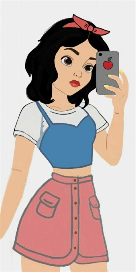 Pin De 💝byneuras💝 Em Princesas Disney Modernas Esboços Disney