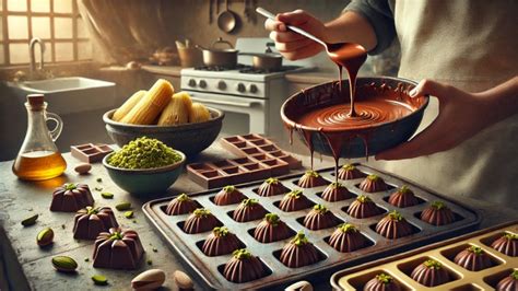 Кондитерский хит соцсетей своими руками дубайский шоколад с фисташковой начинкой — пошаговый