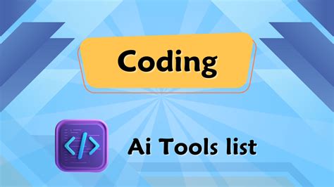 Coding Ai Tools List Info With Ai 100 Ai Toosl