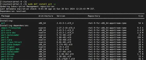 How To Install Git On Rhel 9 Rocky Linux 9