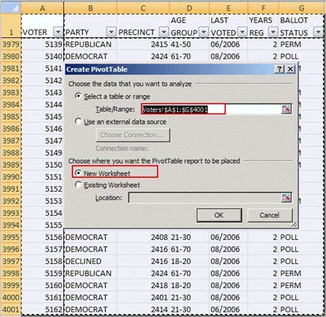 Excel Pivot Table Tutorial For Excel 2007 Pivot Table Excel Pivot