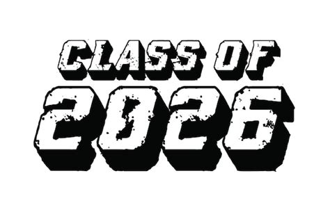 Seniors Class Of 2026 Text Vector T Shirt Design Premium Vector