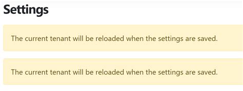 Two Alerts Displayed In Admin Settings To Reload The Current Tenant · Issue 14286 · Orchardcms