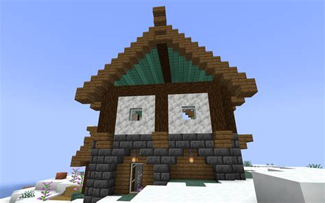 Trying To Figure Out How To Finish The Top Triangle Thing Of My Roof Cant Decide What Block To