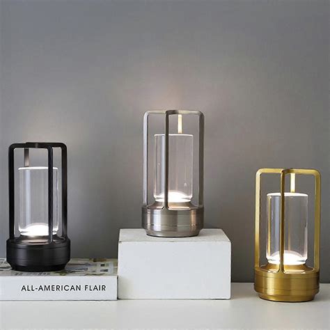 Lumison Crystal Lantern Table Lamp Lumison Crystal Lamp Portable Metal Table Lamp 3 Color