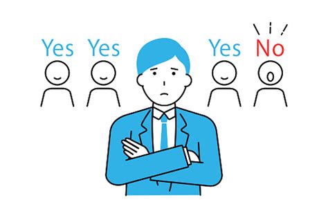 팀원들 간의 의견과 생각의 차이로 인해 고민하는 양복 차림의 남자 Staff Meeting에 대한 스톡 벡터 아트 및 기타 이미지 Staff Meeting 걱정하는