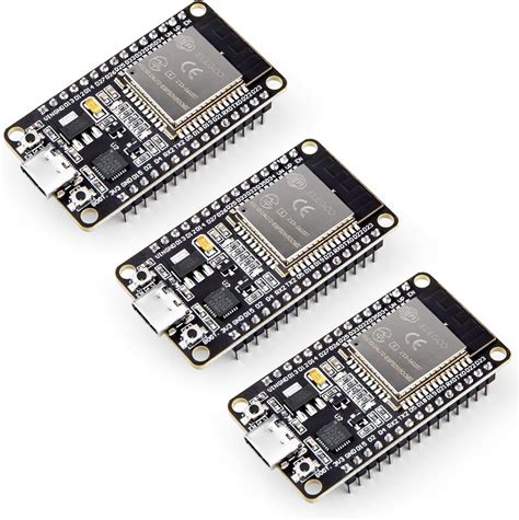 Brandclub Elegoo 3pcs Esp 32 Development Board Usb C 24ghz Dual