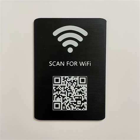 Customized Scan For Wifi Qr Code Wifi Qr Code Wifi Quick Connection Etsy