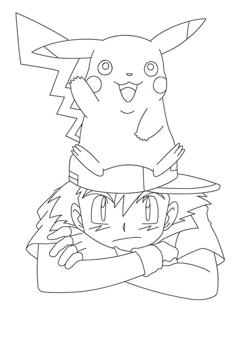 [hot] 850 Tranh Tô Màu Pikachu đẹp Dễ Thương Cho Bé