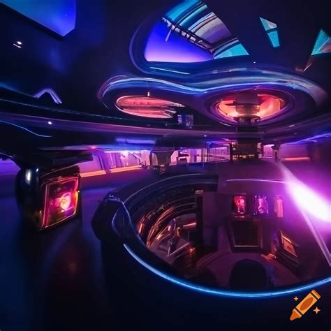 photograph of a futuristic home interior on craiyon