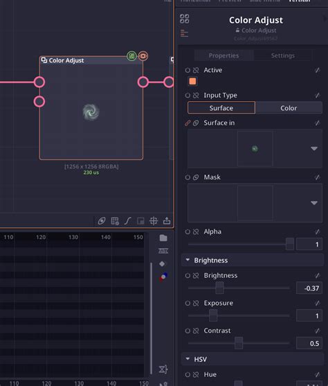 Color Adjust Node When Play Animation Will Not Show Correct Effect Pixel Composer