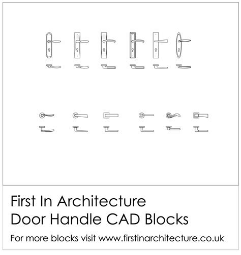 Door Handle With Lock Cad Block At James Madrigal Blog