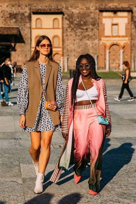 Milan Fashion Week Street Style Day 1 Best Street Style At Milan
