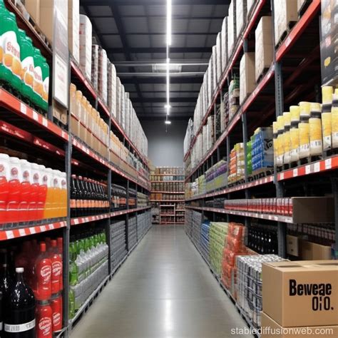 Warehouse Of Beverages Stable Diffusion Online