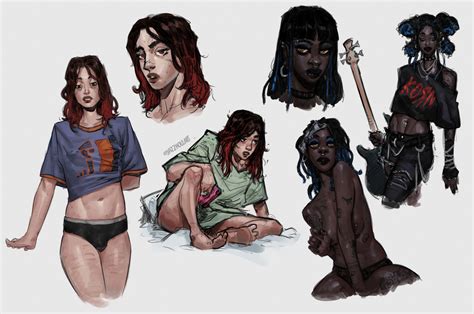 Oc Sketches By Jazzhole Hentai Foundry