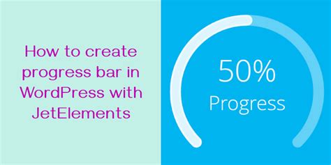 How To Create Circle Progress Bars In Wordpress With Jetelements Wppagebuilders
