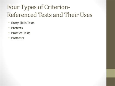 developing assessment instruments pptx