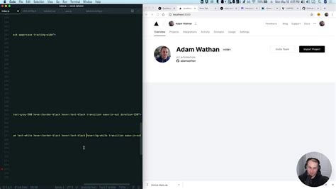 Rebuilding The Vercel Dashboard With Tailwind CSS YouTube