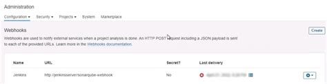 SonarQube Error Invalid Loopback And Wildcard Addresses Are Not Allowed For Webhooks