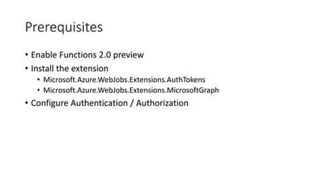 Microsoft Graph And Azure Functions Sharepoint User Group Frankfurt Ppt Free Download