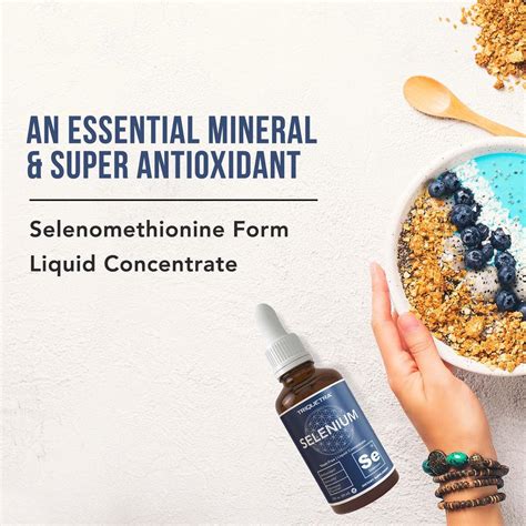 Selenium 200 Mcg Selenomethionine Liquid 300 Servings Vegan Glass Bottle Antioxidant Immune