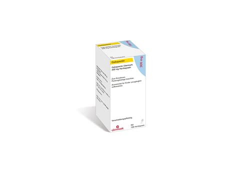 Gabapentin Glenmark Hartkapseln