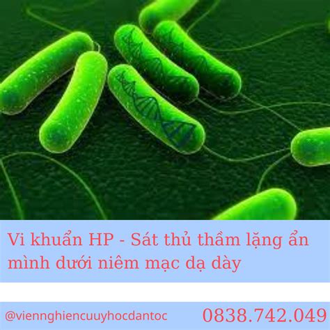 Viện Nghiên Cứu Phát Triển Y Học Dân Tộc [ Tìm Hiểu Về Vi Khuẩn Hp