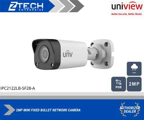 2MP Mini Fixed Bullet Network Camera Uniview IPC2122LB SF28 40 A Lazada PH
