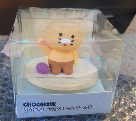 귀여운 주차번호판 카카오프렌즈 춘식이 피규어 주차번호판