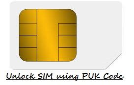 How To Unlock Sim Card By Puk Code All Izz Here