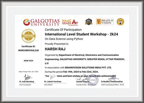 harsh raj on linkedin datascience python galgotiasuniversity